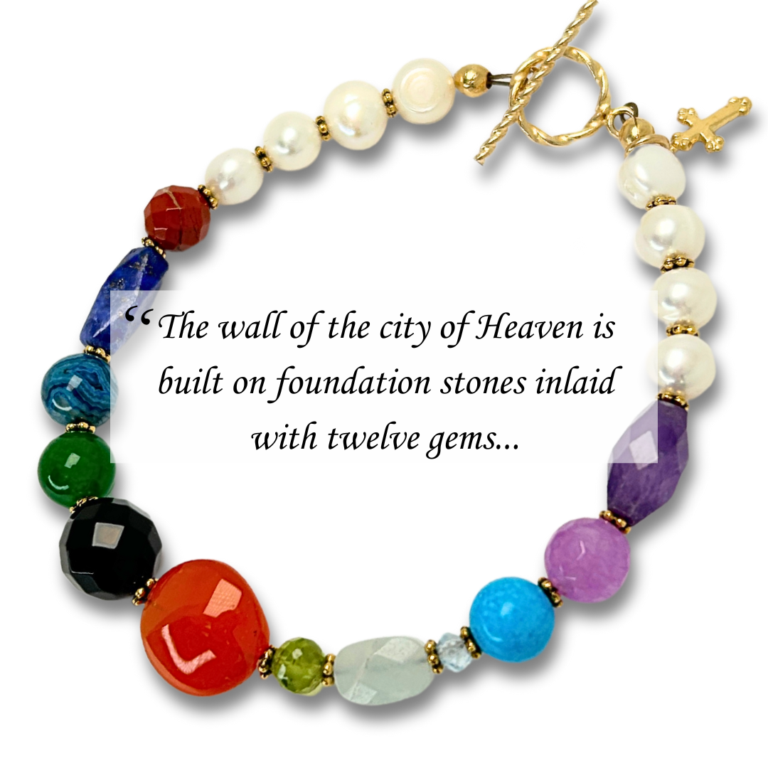 Wall of Heaven Bracelet - Revelation Gemstone Bracelet – Gracelets